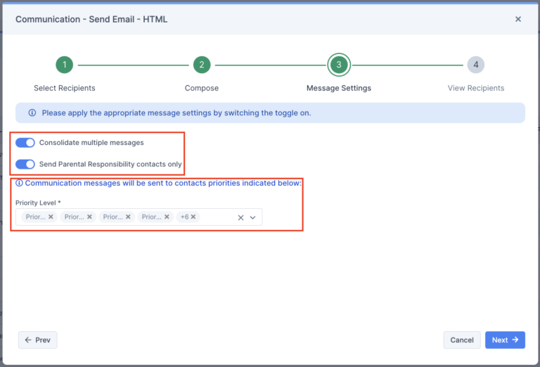 How to send Email and SMS messages from the Student List in Vision ...