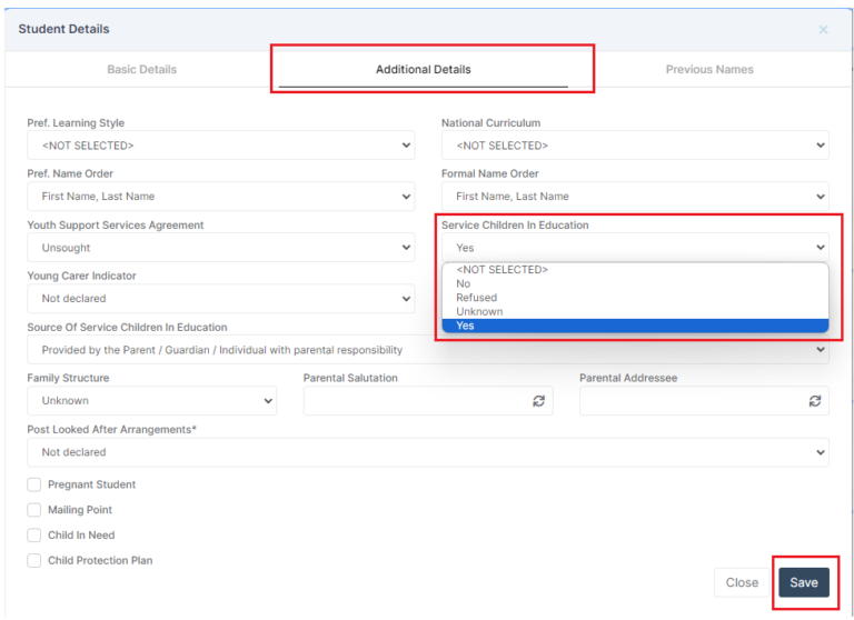 School Census Query 1741Q – Bromcom – Documentation Centre