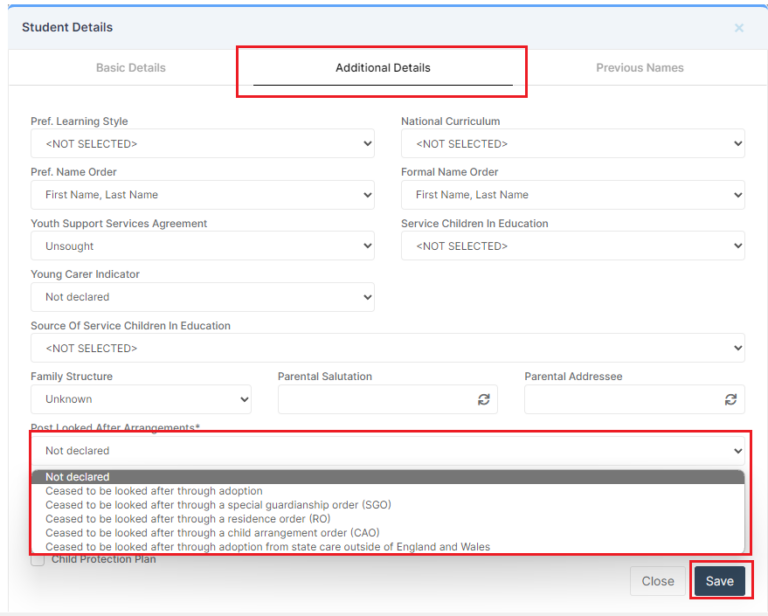 School Census Error 1871 & 1874 – Bromcom – Documentation Centre