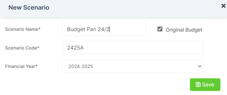 How to Add a Budget Scenario – Bromcom – Documentation Centre