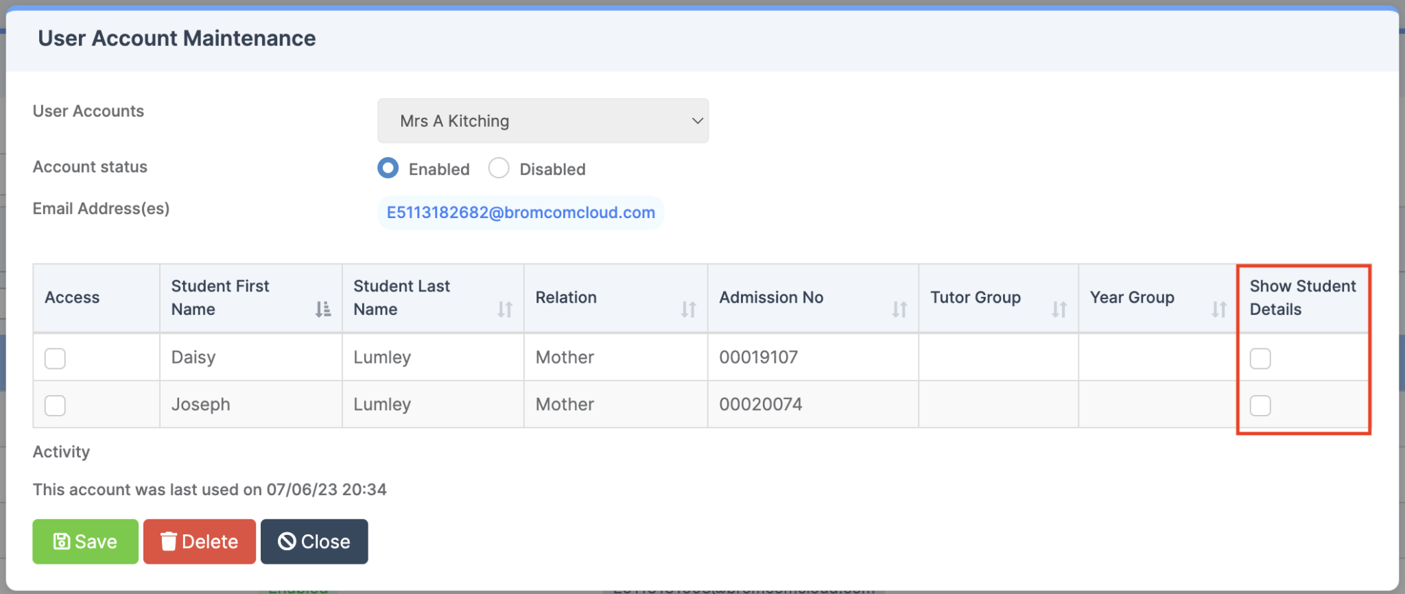 How to Manage MCAS User Accounts – Bromcom – Documentation Centre