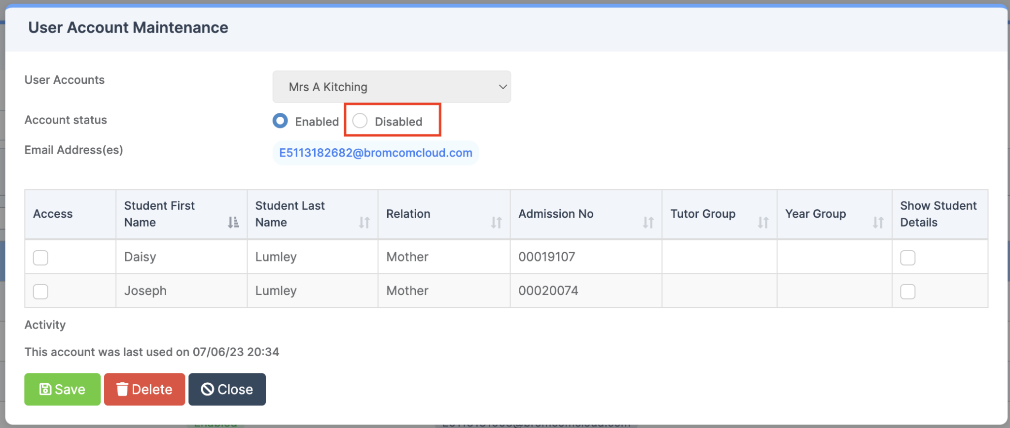 How to Manage MCAS User Accounts – Bromcom – Documentation Centre