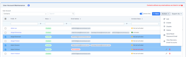 How to Manage MCAS User Accounts – Bromcom – Documentation Centre