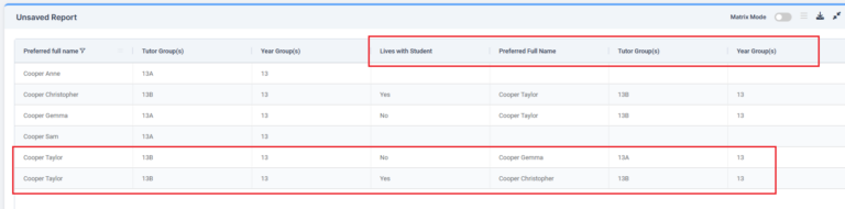 How to Create a Student Sibling Report – Bromcom – Documentation Centre