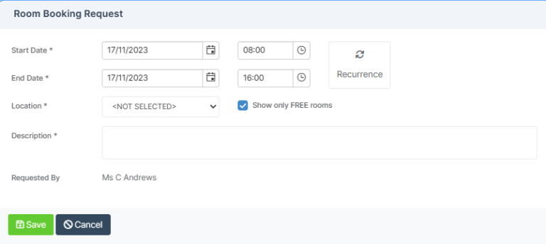 How to Manage Room Booking Requests – Bromcom – Documentation Centre