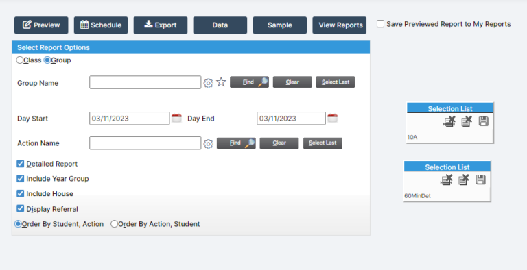 How to View Behaviour Reports – Bromcom – Documentation Centre