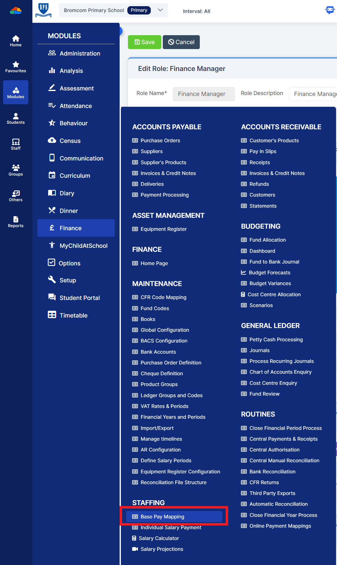 How to Add Base Pay Mapping – Bromcom – Documentation Centre