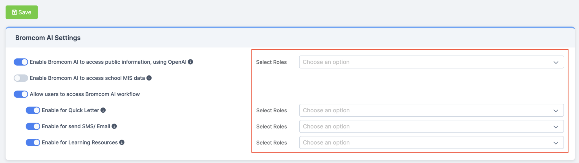 How to use Bromcom AI – Bromcom – Documentation Centre
