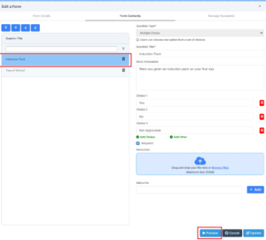How To Create and Manage Forms – Bromcom – Documentation Centre