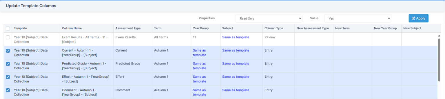 How to Manage Tracking Templates – Bromcom – Documentation Centre