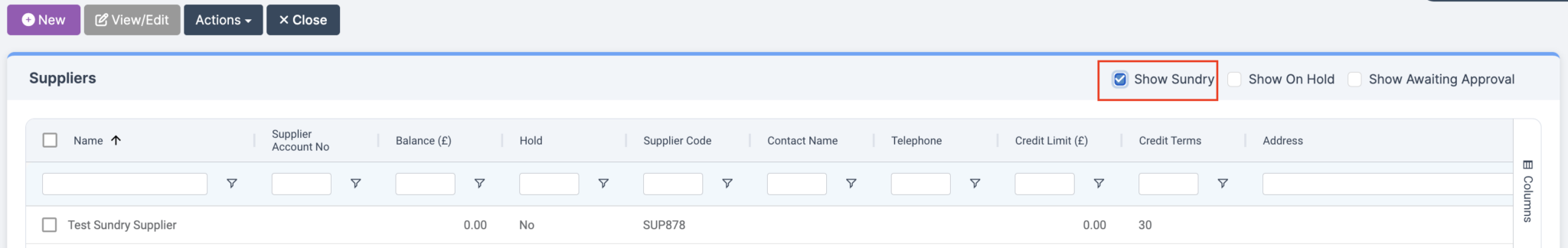 How to manage Sundry Invoices – Bromcom – Documentation Centre