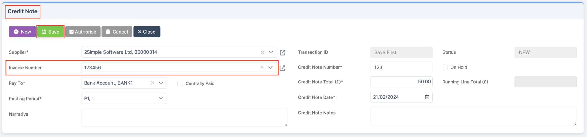 How to process a Credit Note – Bromcom – Documentation Centre