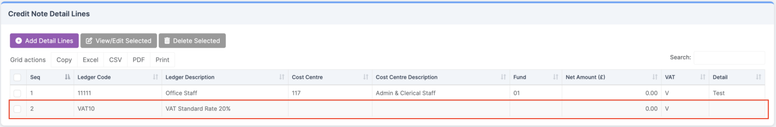 How to process a Credit Note – Bromcom – Documentation Centre