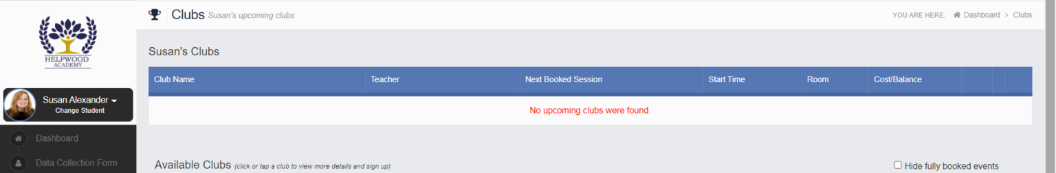 How to Create Clubs for Specific Students. – Bromcom – Documentation Centre