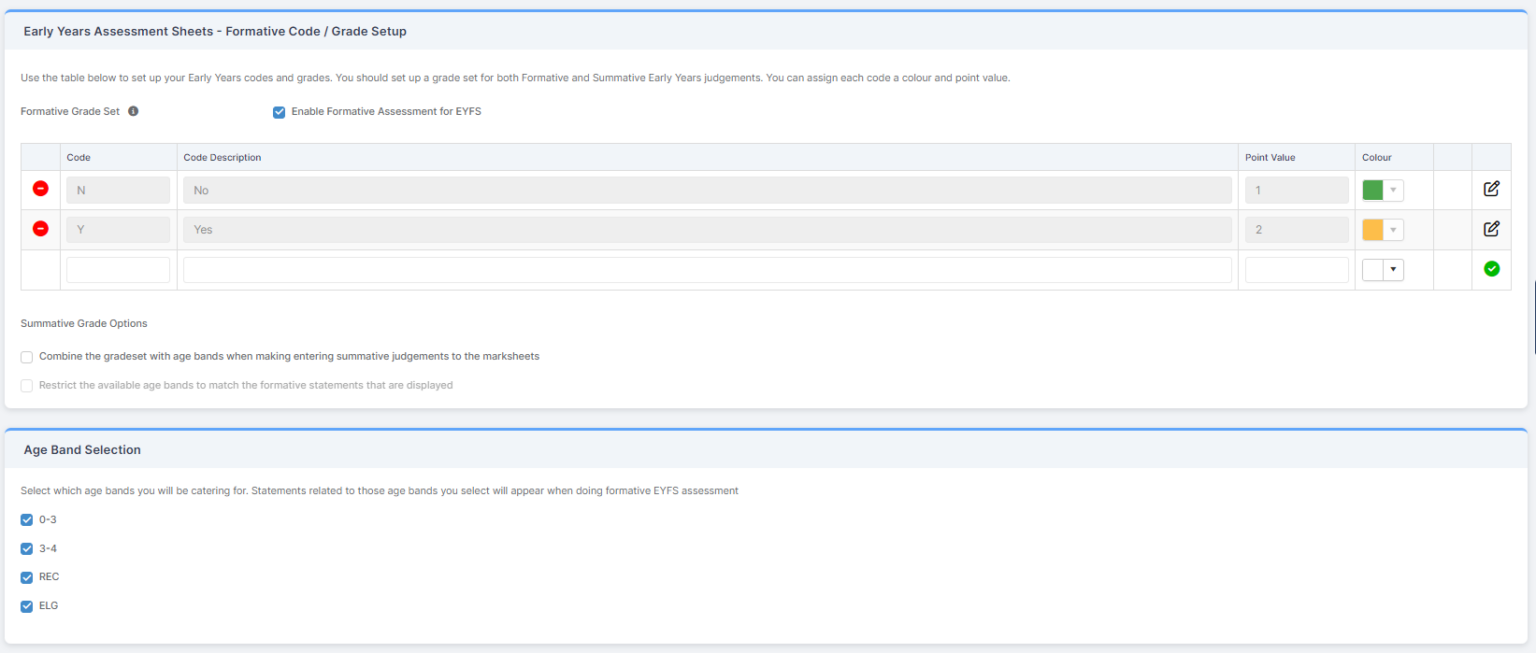 How to Set up Primary Tracker – Early Years Assessment Sheets – Bromcom – Documentation Centre