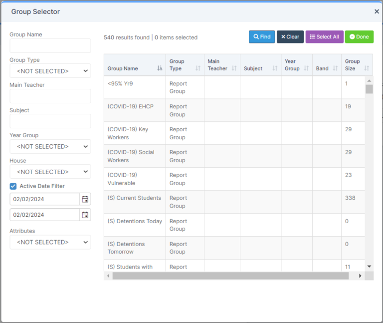 How to Create Clubs for Specific Students. – Bromcom – Documentation Centre