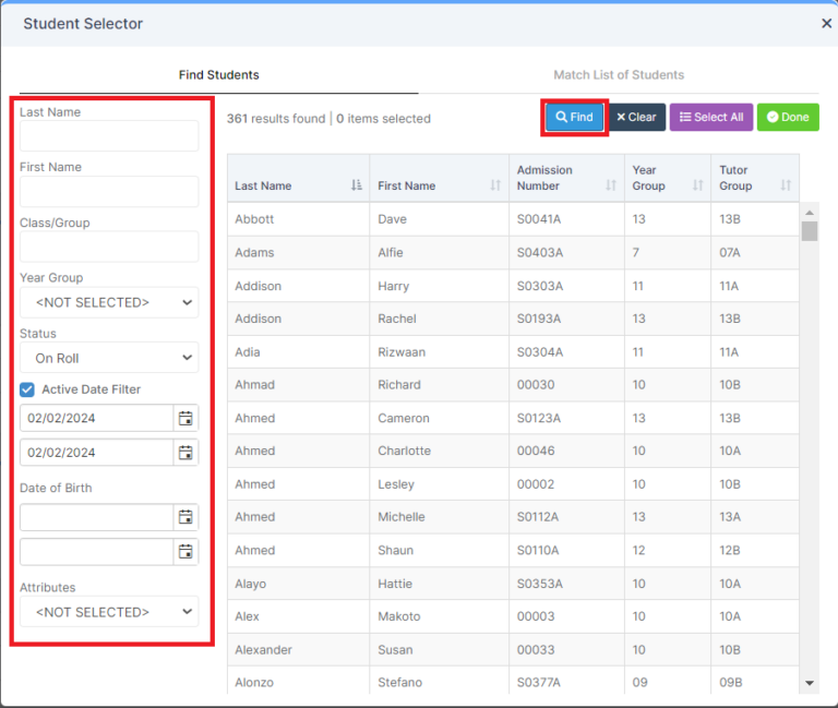 How to Create Clubs for Specific Students. – Bromcom – Documentation Centre