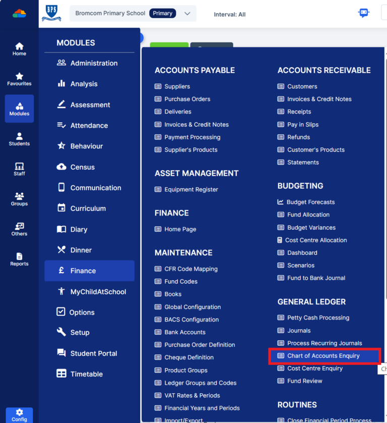 Finance System Checks – How to check for Journal Errors – Bromcom ...