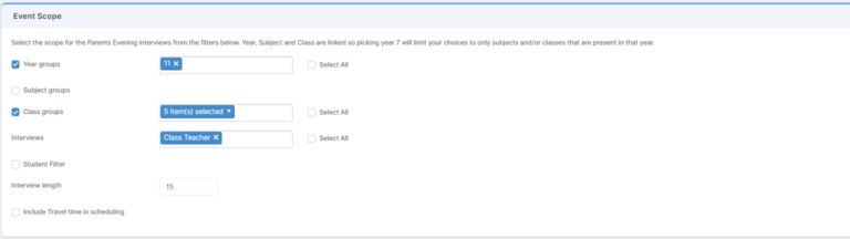 How to Create a Parents Evening – Bromcom – Documentation Centre