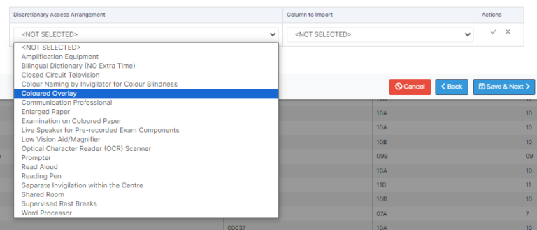 How to Import Access Arrangements in Bulk – Bromcom – Documentation Centre