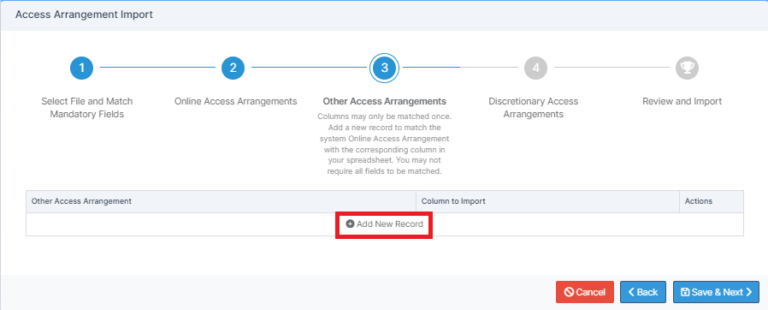 How to Import Access Arrangements in Bulk – Bromcom – Documentation Centre