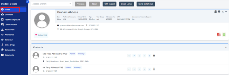 How to add FSM Eligibility to a Student – Bromcom – Documentation Centre