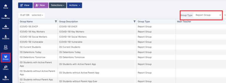 How to Create a Report Group – Bromcom – Documentation Centre