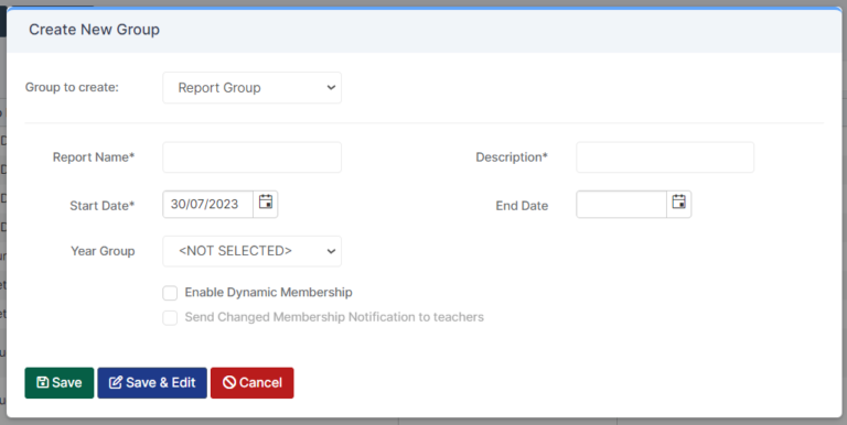 How to Create a Report Group – Bromcom – Documentation Centre