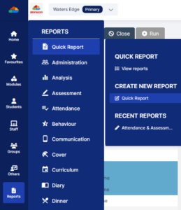 How to Create a Quick Report – Bromcom – Documentation Centre