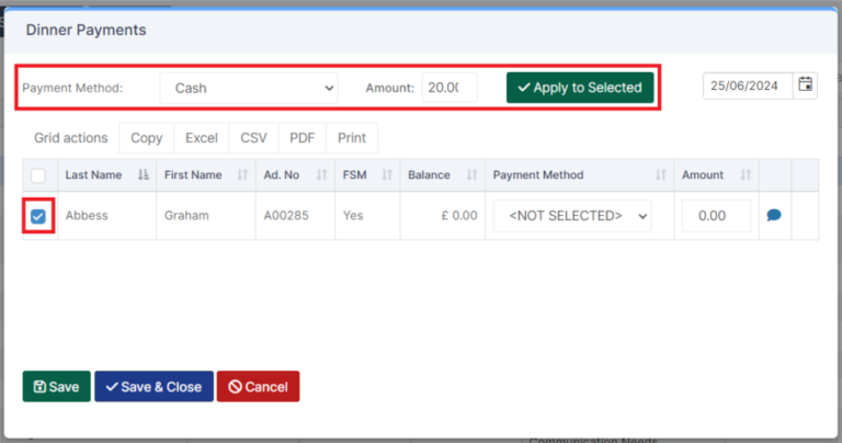 How to Add and Confirm Dinner Payments for Students – Bromcom ...