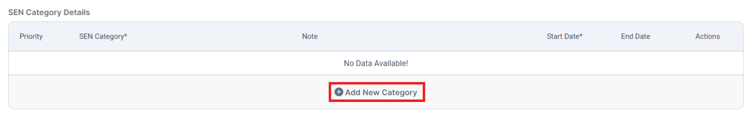 How to add SEN Information to a Student – Bromcom – Documentation Centre