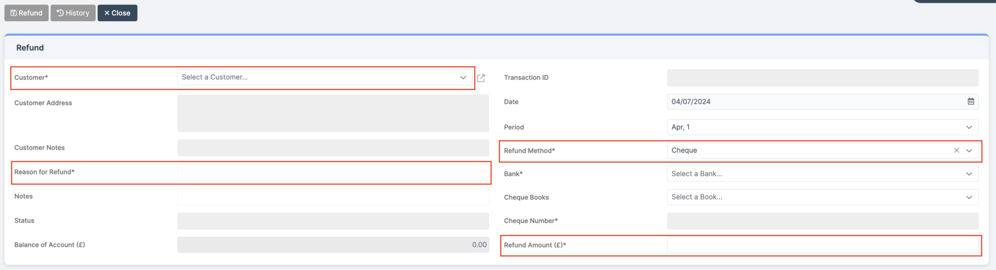 How to Process a Refund – Bromcom – Documentation Centre