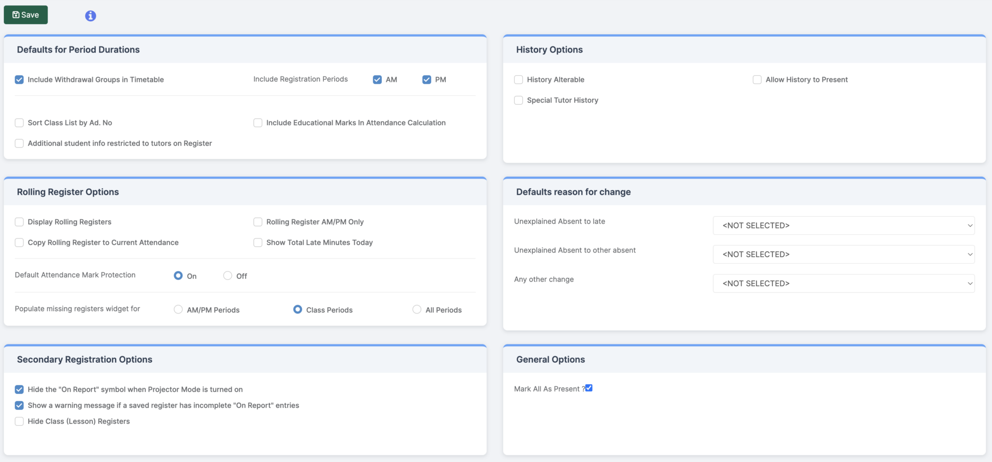 How to Configure Registration Options – Bromcom – Documentation Centre