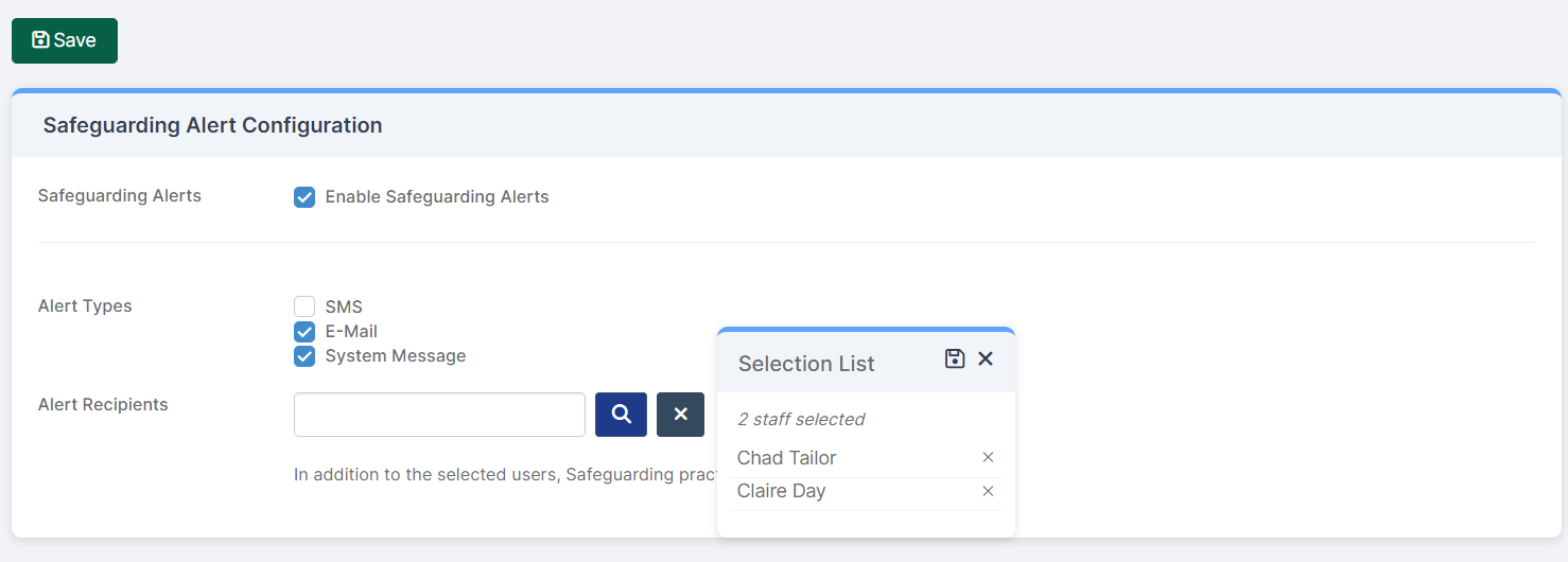 How to Setup Safeguarding Alerts – Bromcom – Documentation Centre