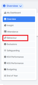 How To Use The Behaviour Dashboard – Bromcom – Documentation Centre