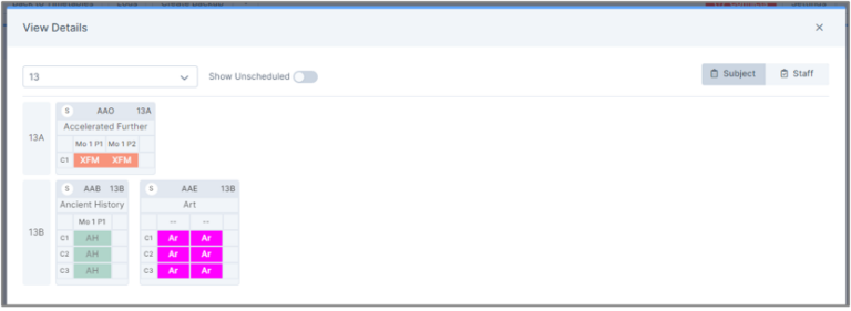 How to manage Side Panels in Curriculum Plan – Bromcom – Documentation Centre