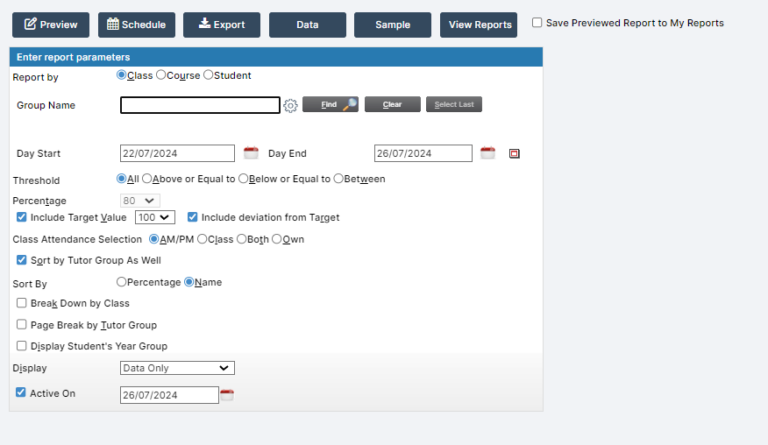 Must Try Attendance Reports in Bromcom – Bromcom – Documentation Centre