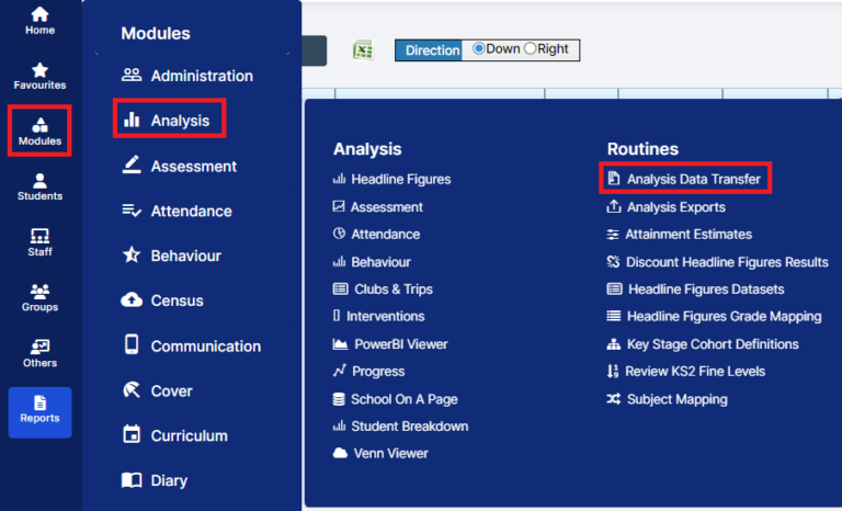 How to Set Up Analysis for Assessment – Summary – Bromcom – Documentation Centre