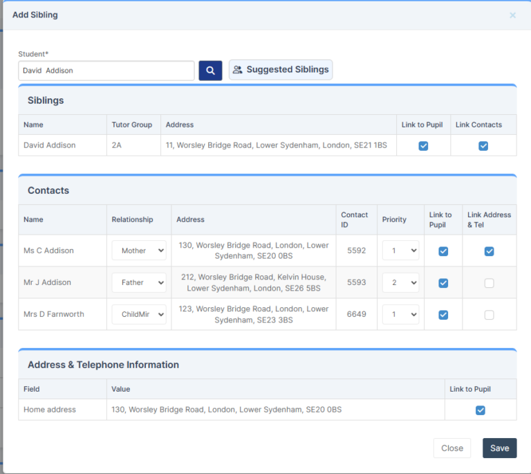How to Add a New Student – Bromcom – Documentation Centre