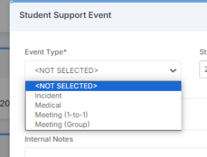 How to create custom Intervention Categories and Support Event Types ...