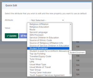 How to change a Student’s Enrolment Status – Bromcom – Documentation Centre