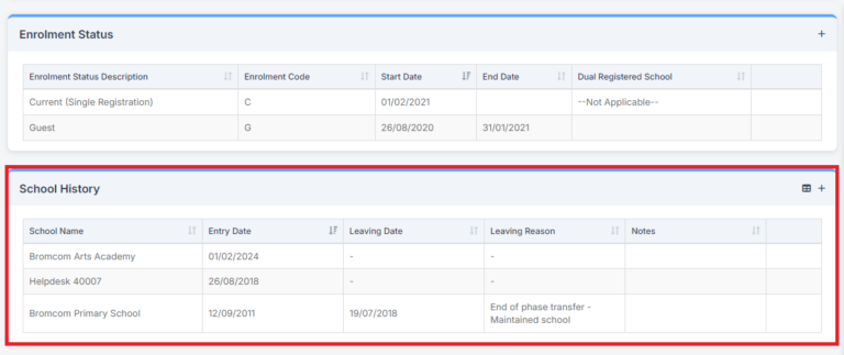How to change a Student’s Enrolment Status – Bromcom – Documentation Centre