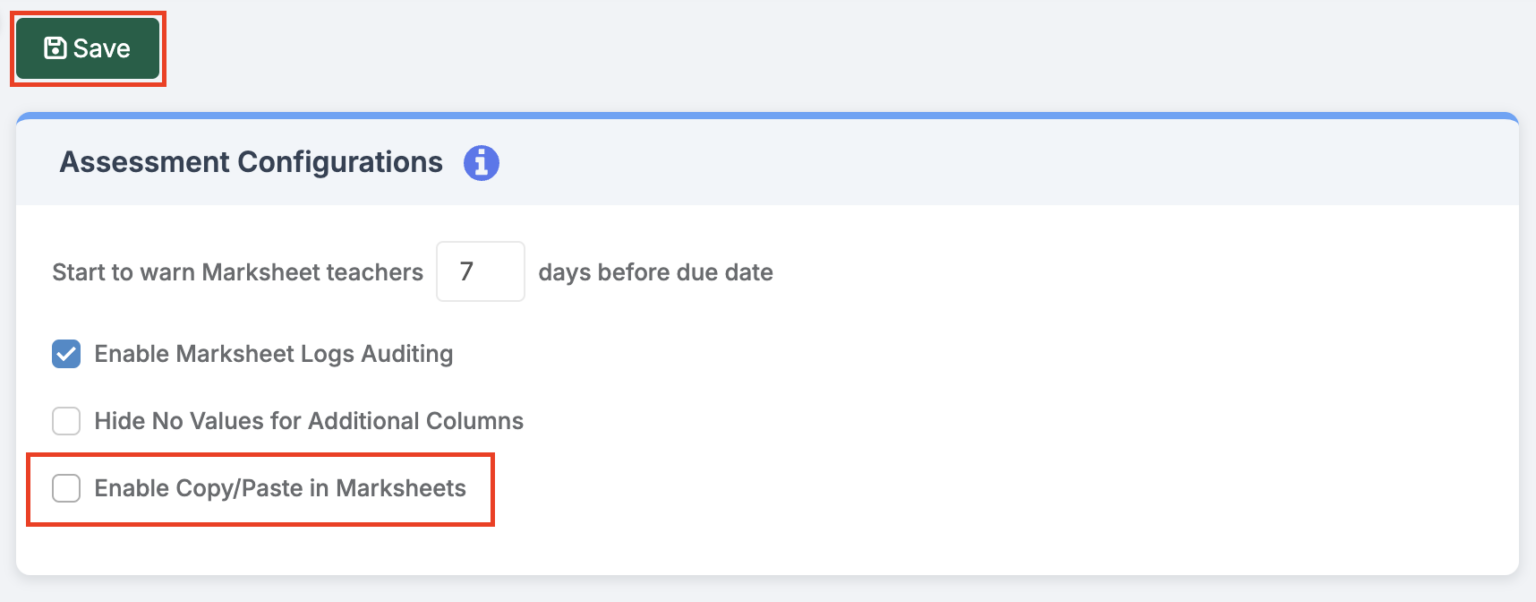 How to Copy and Paste columns in a Marksheet – Bromcom – Documentation Centre
