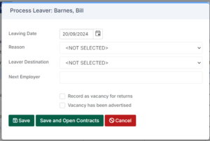 How to Make a Member of Staff a Leaver – Bromcom – Documentation Centre