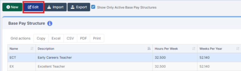How to Create/Edit and Update Base Pay Structures – Bromcom ...
