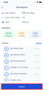 How to Take a Class or Tutor Group Register in the New Teacher App ...