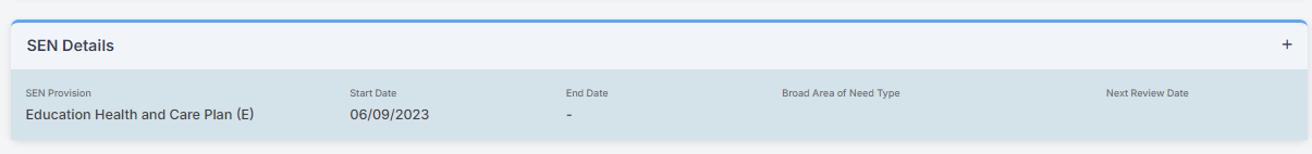 How to record a SEN Review – Bromcom – Documentation Centre