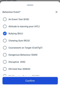 How to Log Behaviour Events using the New Teacher App – Bromcom – Documentation Centre