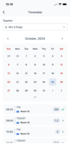 How to View your Timetable using the New Teacher App – Bromcom ...