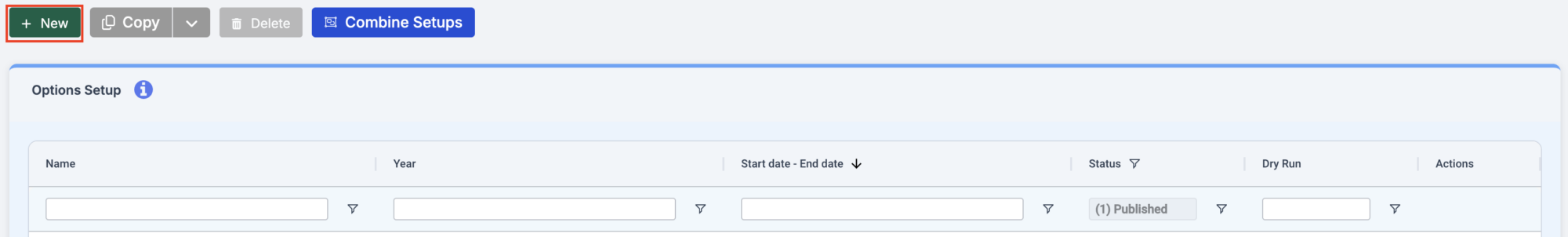 How to use the Options Setup page – Bromcom – Documentation Centre